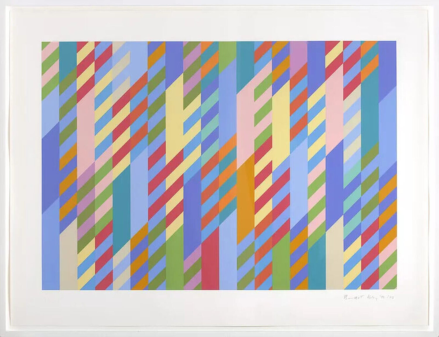 June by Bridget Riley (N.D) : Print Screen Printing - Singulart