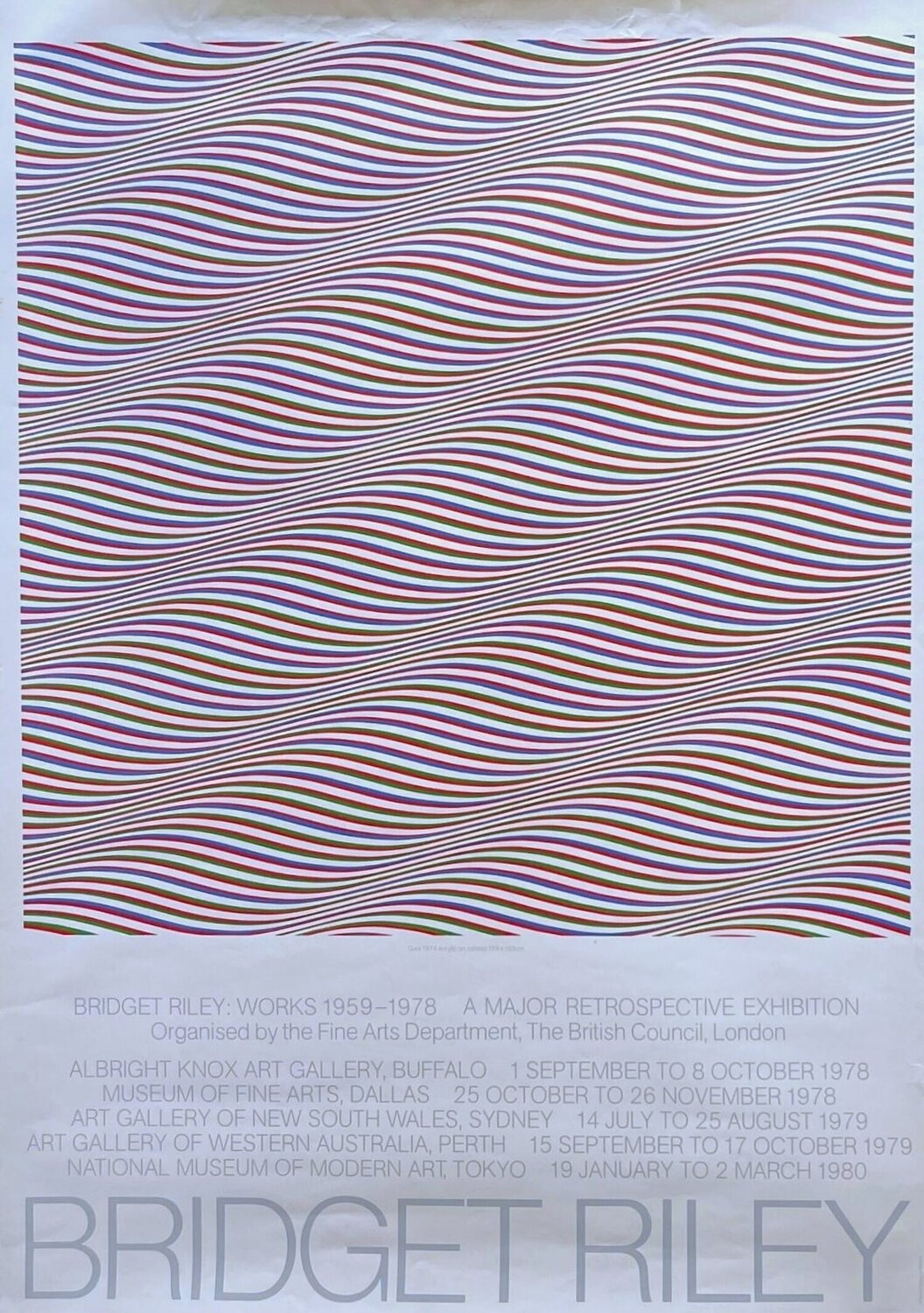 Bridget Riley Works 1959-1978 by Bridget Riley (1978) : Print ...