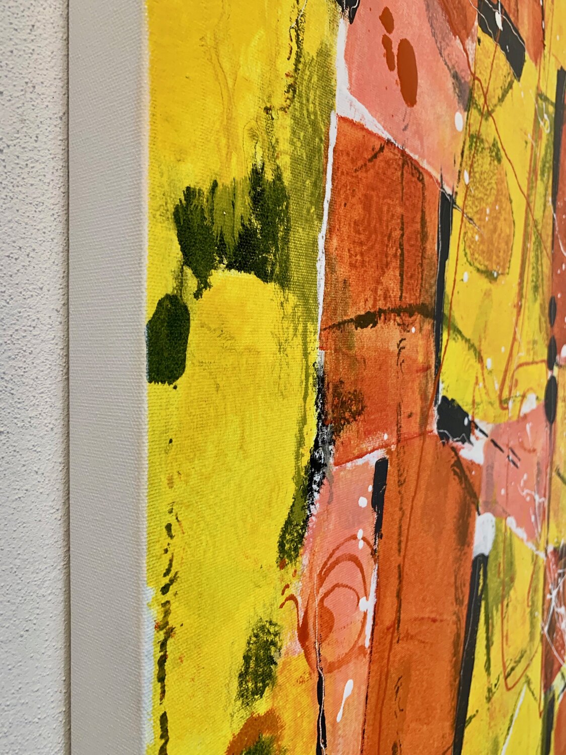 DAYS IN DELOS #3 von Michèle Prévost (2022): Malerei Acryl, Emaille auf ...