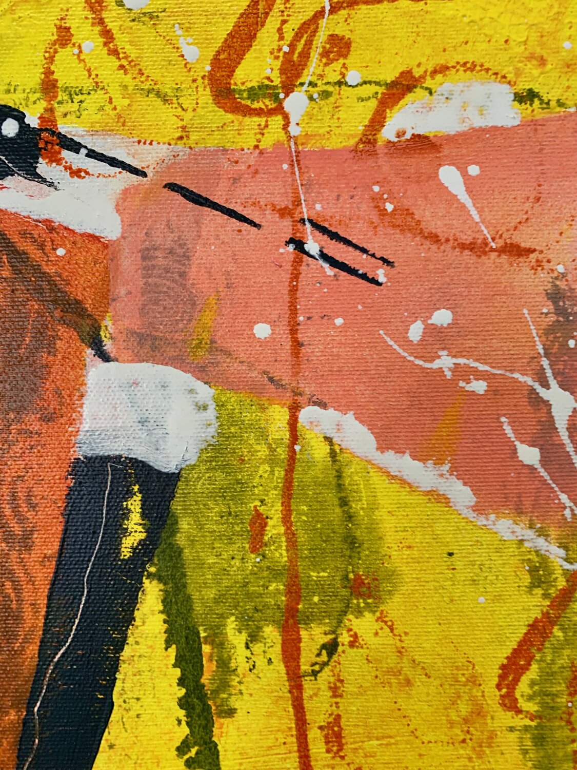 DAYS IN DELOS #3 von Michèle Prévost (2022): Malerei Acryl, Emaille auf ...