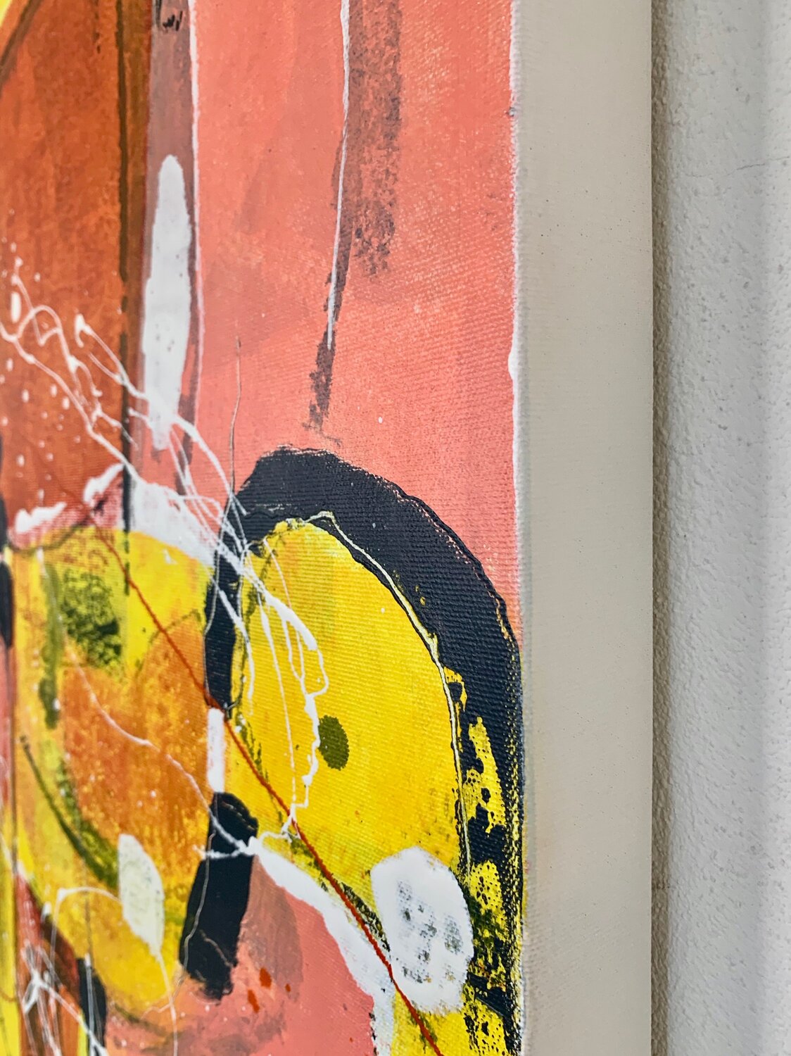 DAYS IN DELOS #3 von Michèle Prévost (2022): Malerei Acryl, Emaille auf ...