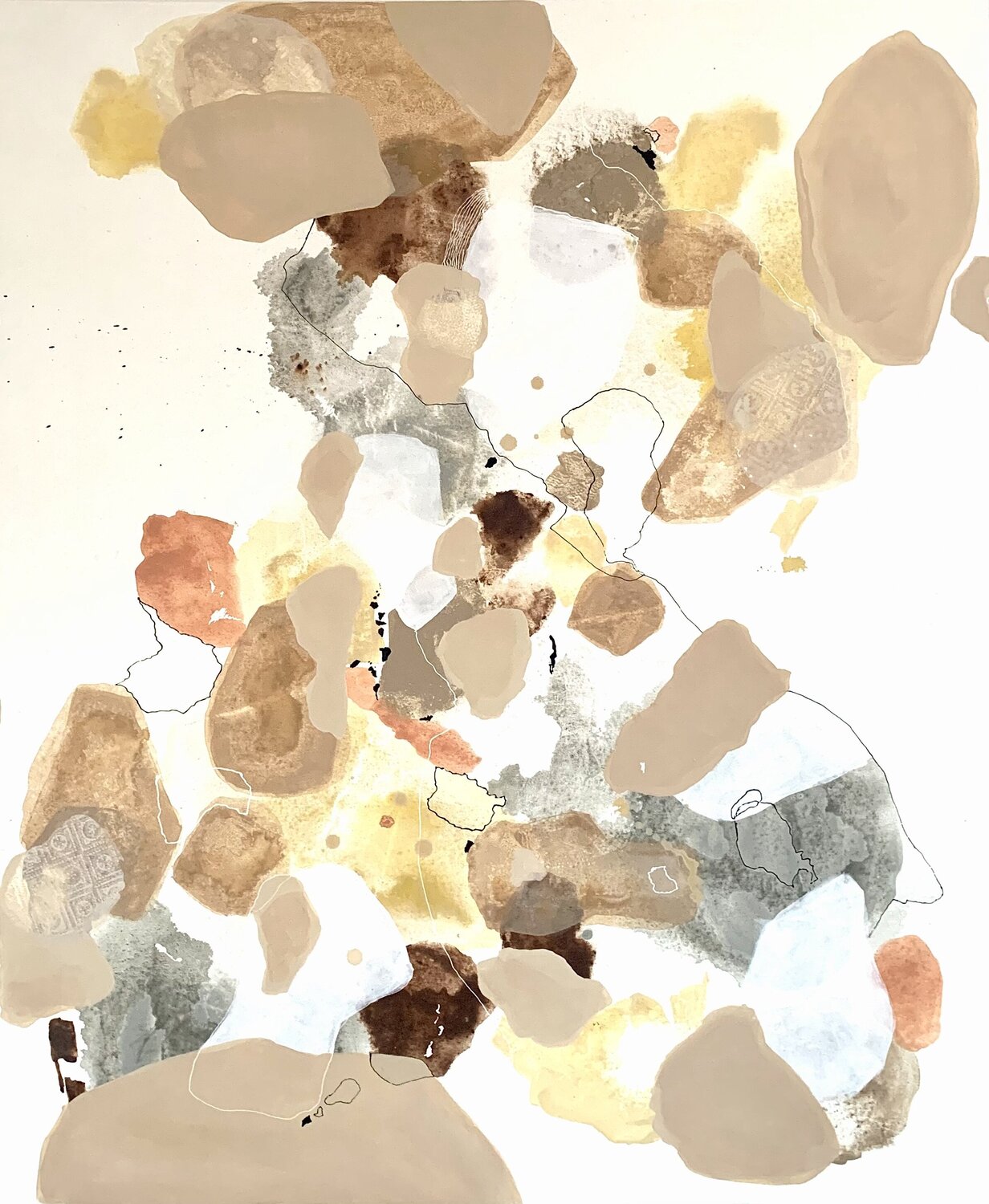 SUSPENDS TON VOL 5 by Michèle Prévost (2024) : Painting Acrylic, Enamel ...