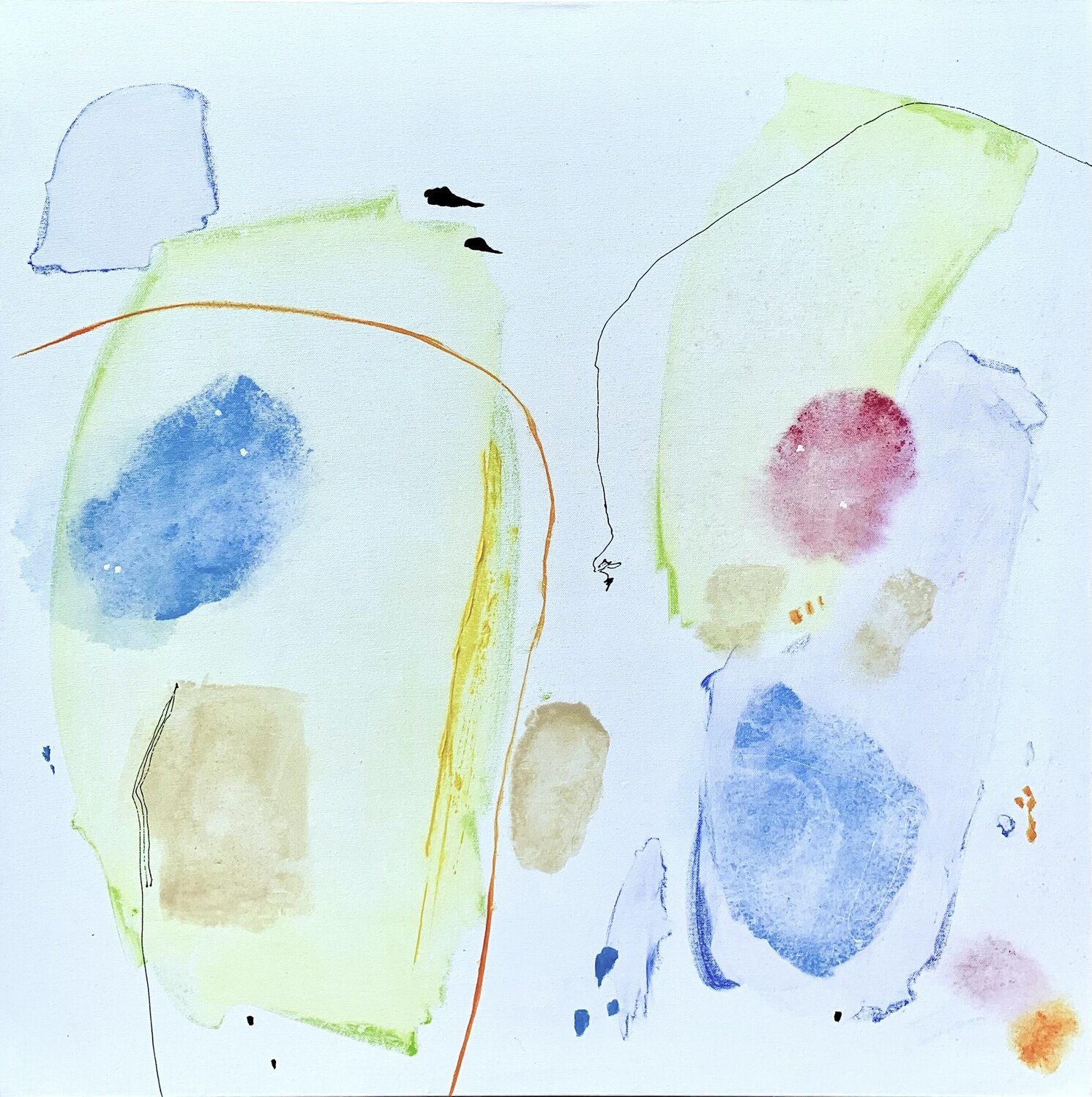 Air #4 by Michèle Prévost (2024) : Painting Acrylic on Canvas - Singulart