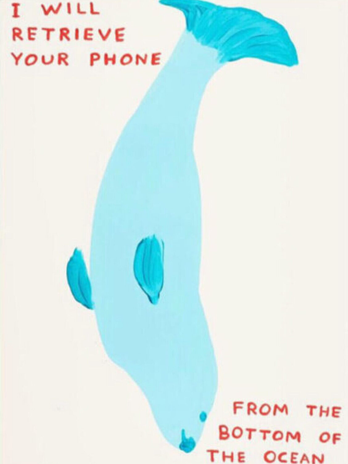 I Will Retrieve Your Phone ( Seal, Sealion) de David Shrigley (2021 ...