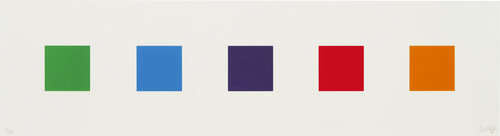 Color Squares 2 by Ellsworth Kelly (2011) : Print Lithography - Singulart