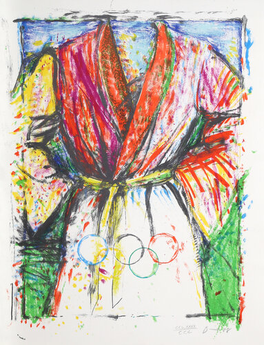 Olympic Robe by Jim Dine (1988) : Print Lithography - Singulart
