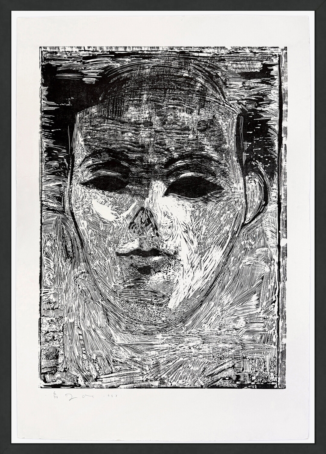 The Mead of Poetry #1 (huge framed hand signed woodcut) by Jim Dine ...