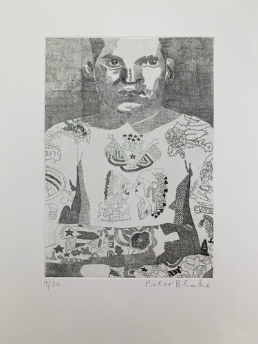 Elvis two rivers 2014 de Peter Blake (2014) : Édition Gravure - Singulart