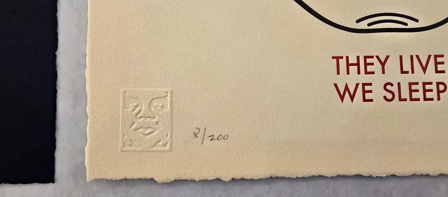 They Live We Sleep Set by Shepard Fairey (2025) : Print Engraving ...