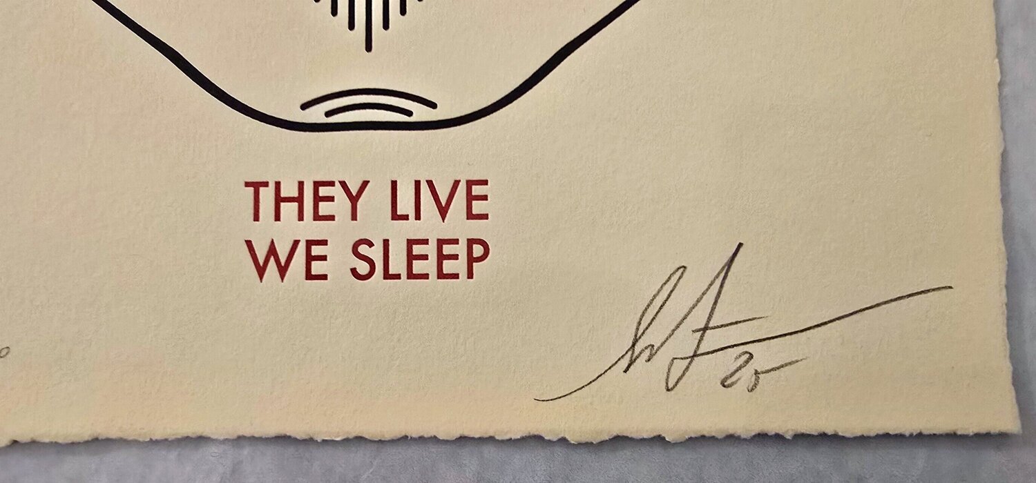 They Live We Sleep Set by Shepard Fairey (2025) : Print Engraving ...