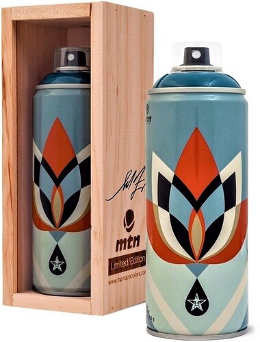 Lotus Flower Spray Can by Shepard Fairey (2019) : Sculpture Latex ...