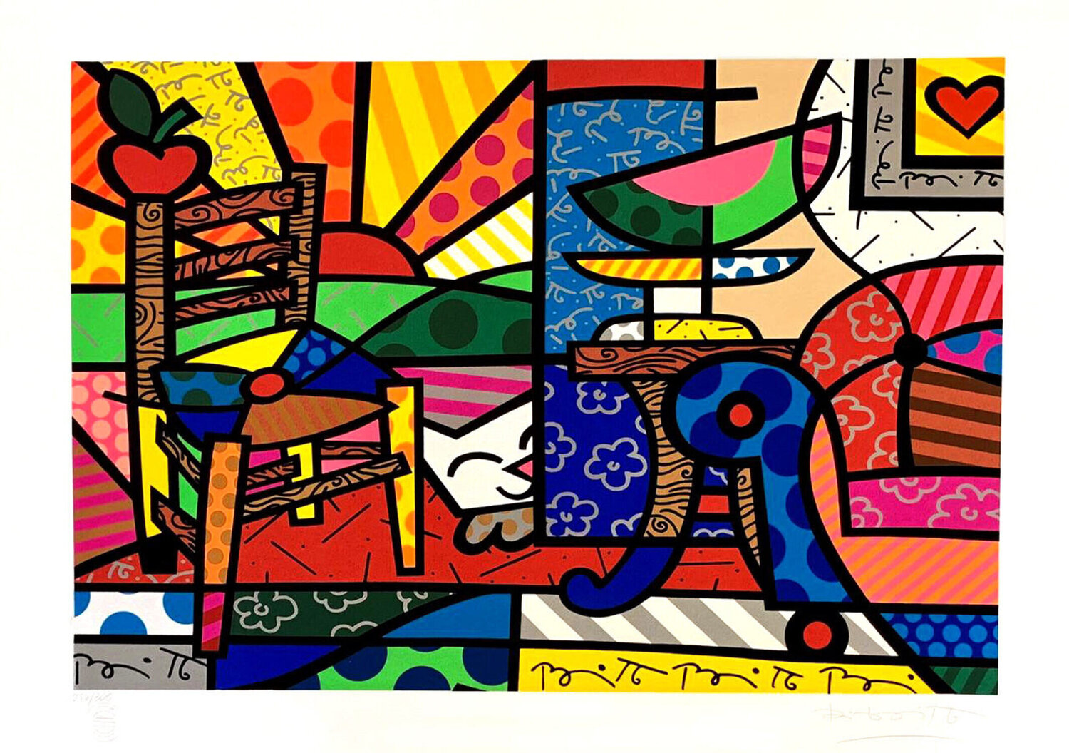 Squeaki Van Britto by Romero Britto (2013) : Print Engraving on Paper ...