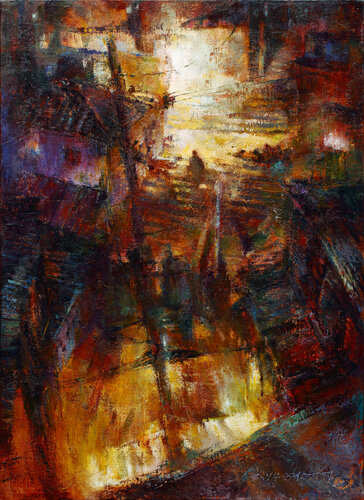 Where are we going by Hyoung Jun LEE (2013) : Painting Oil on Canvas ...