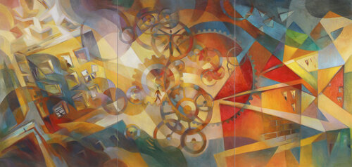 THE BASIC by Hyoung Jun LEE (2020) : Painting Oil on Canvas - Singulart