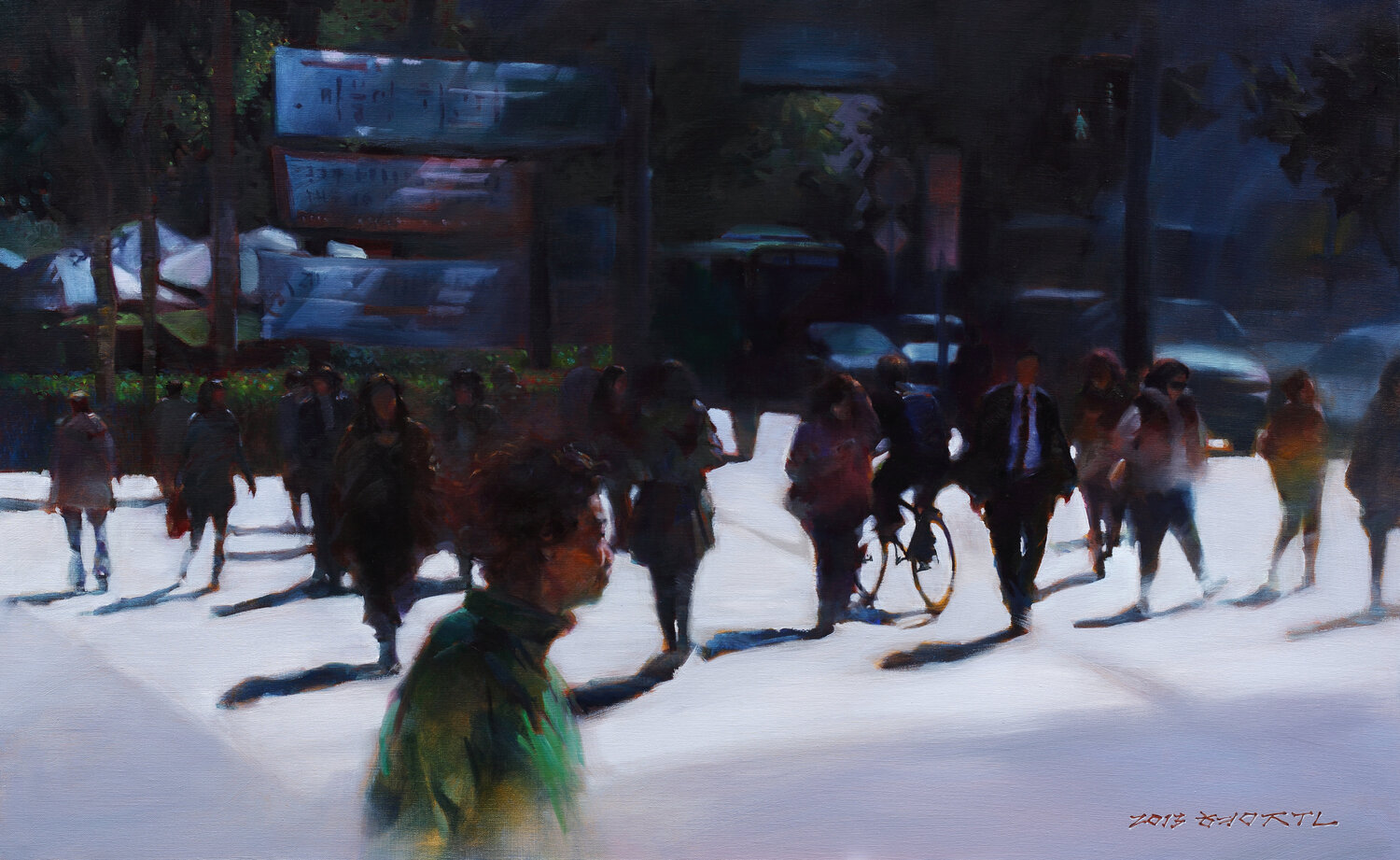 Where are we going by Hyoung Jun LEE (2013) : Painting Oil on Canvas ...