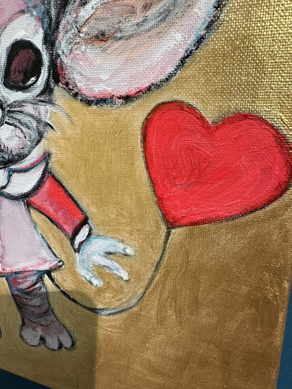 Hier Eine, die Zwei by Nicoleta Albei-Wigger (2024) : Painting Acrylic ...