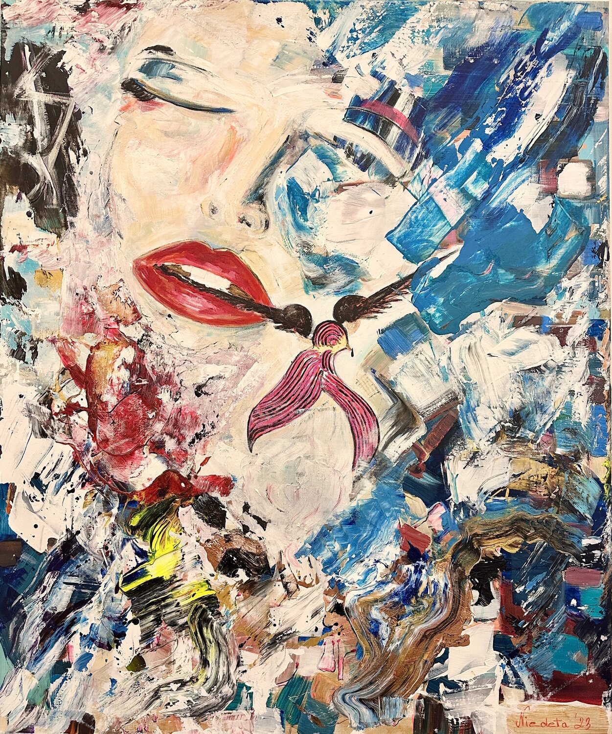 Sinn Nicart by Nicoleta Albei-Wigger (2023) : Painting Acrylic on ...