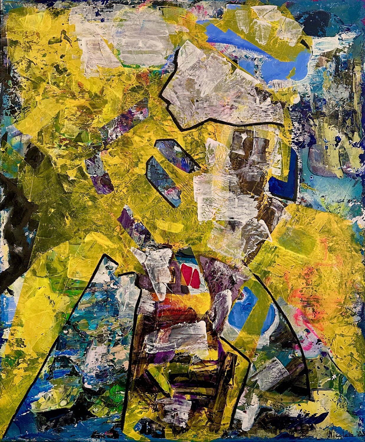 Smiley 2025 de Nicoleta Albei-Wigger (2025) : Peinture Acrylique ...