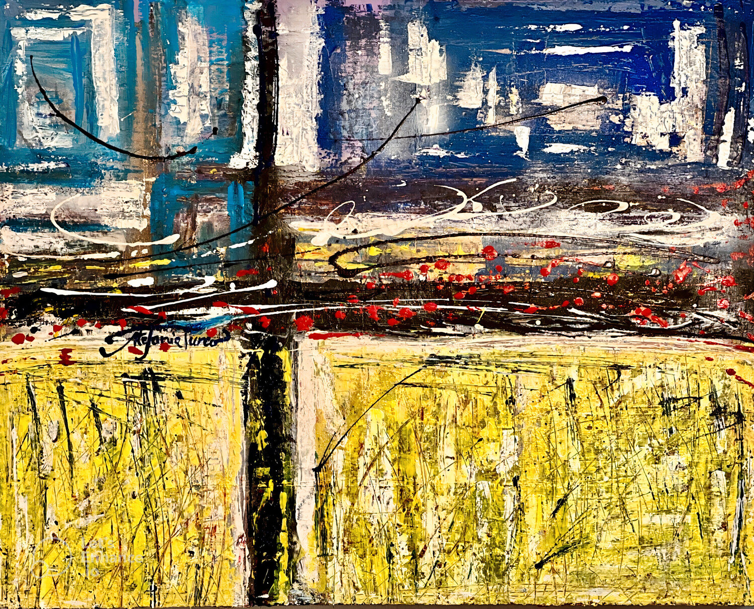 Terra Mia by stefania turco (2022) : Painting Acrylic, Spray Paint on ...