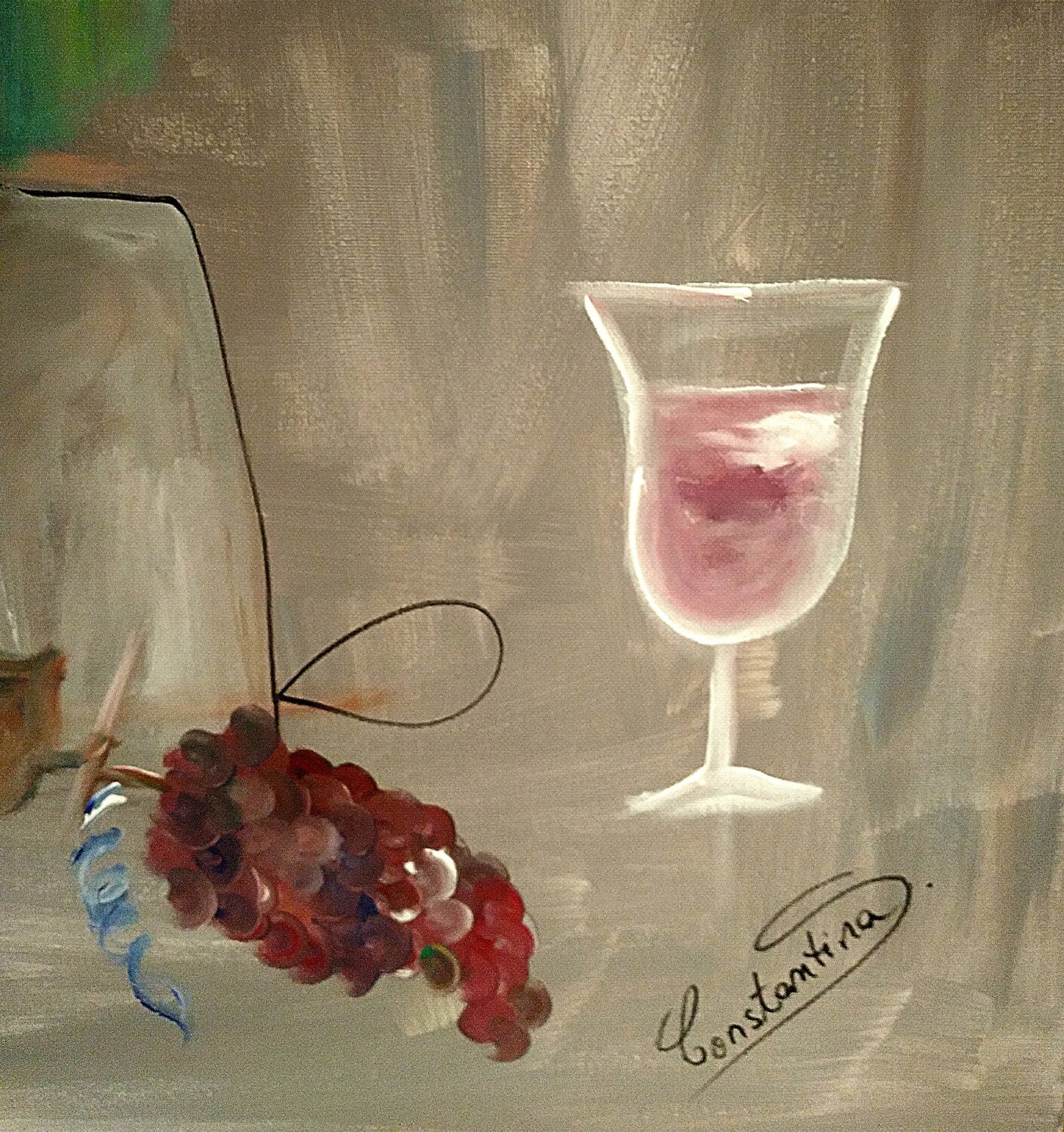Unterbewusst by Constantina Seracin (2025) : Painting Acrylic, Colored ...