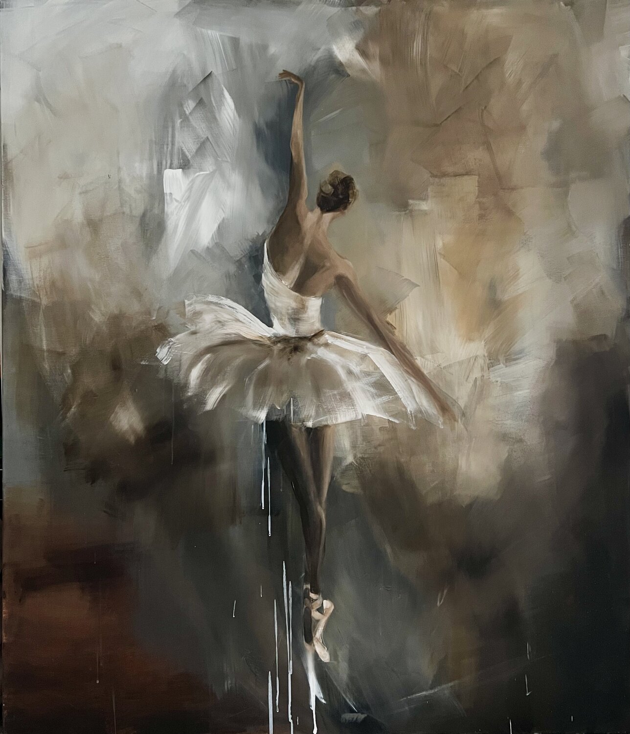 Shadows Dancing by Tamara Andjus (2024) : Painting Acrylic on Canvas ...