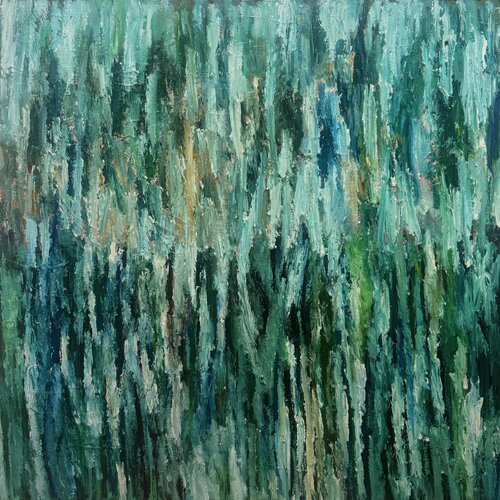 Whispering Canopy de fang cai (2025): Pintura Óleo en Lienzo - Singulart