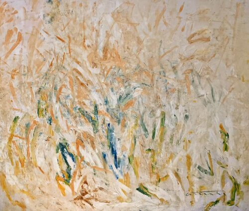 When the Wind Passes Lights Remain Soft by fang cai (2026) : Painting ...