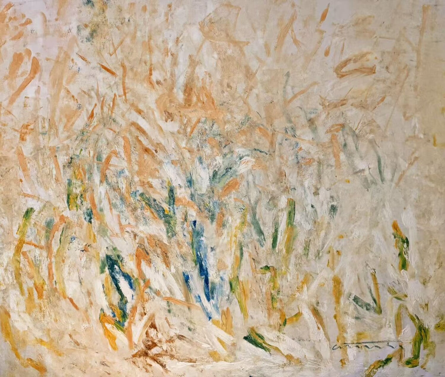 When the Wind Passes Lights Remain Soft by fang cai (2026) : Painting ...