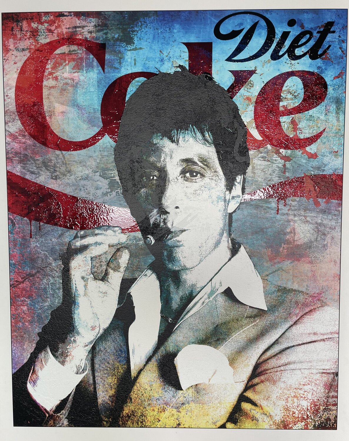 Montana Diet Coke by N NATHAN (2023) : Painting Acrylic, Graffiti on Metal - Singulart