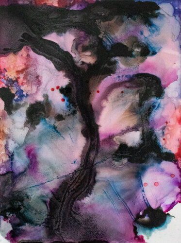 Oyster Claw by Nicole Melnicky (2023) : Painting Ink on Paper - Singulart