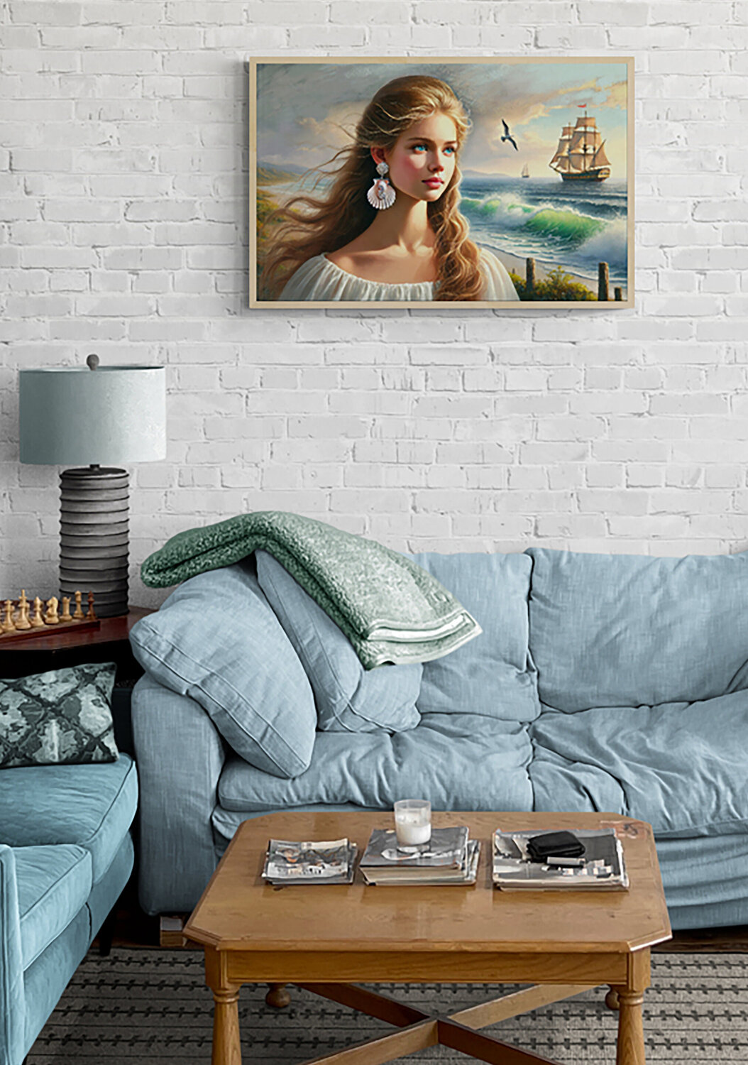 Melody of the Waves by Nata Shemshur (2024) : Print Giclée print on ...