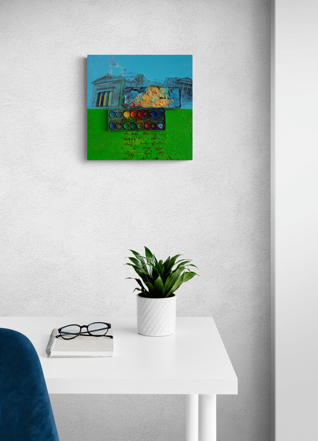 Art History de Veronika Ban (2013) : Peinture Acrylique, Collage sur Toile - Singulart