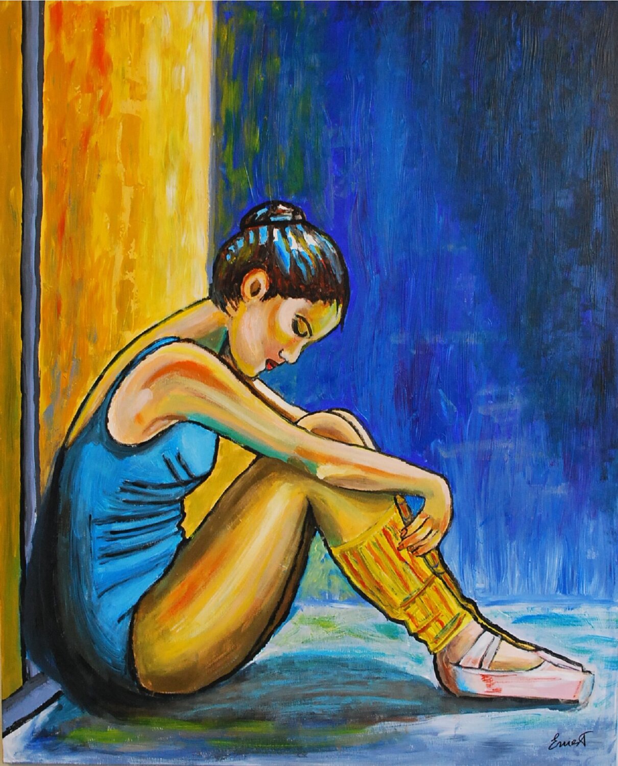 En el umbral del silencio by Ernest Carneado Ferreri (2025) : Painting ...