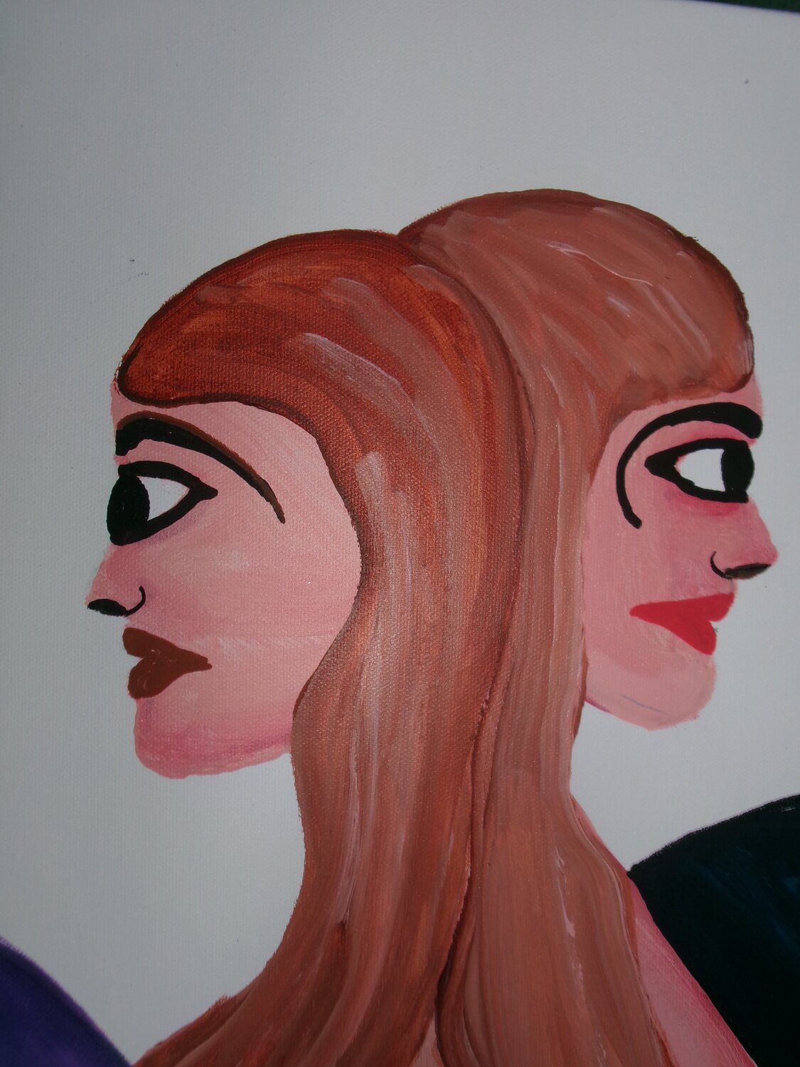 Two left hands of God by Serge Lecomte (2025) : Painting Acrylic, Pen ...