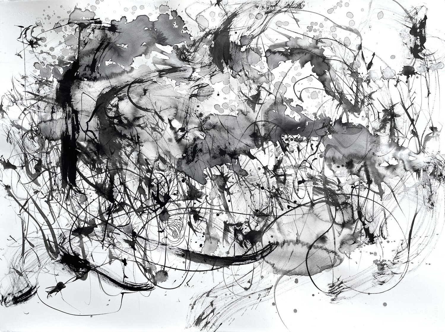 Optimism by Andy Yang (2021) : Work on Paper Ink on Paper - Singulart