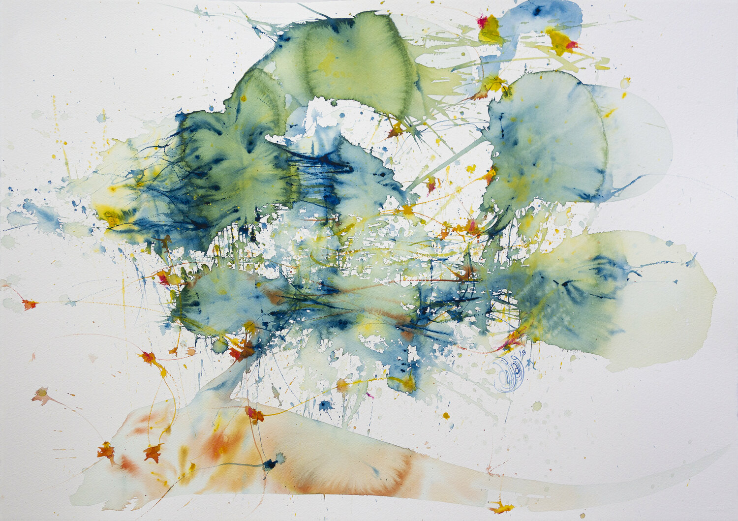 Spectrum by Andy Yang (2019) : Work on Paper Watercolor on Paper ...