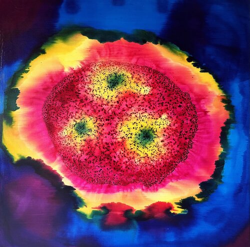 Magic Colors - Tricore by Heinz Katzenmeier (2024) : Painting Ink on ...