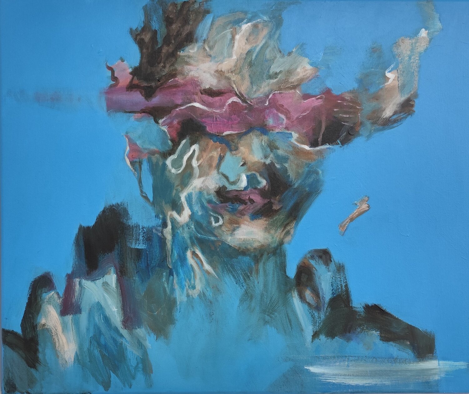 Behind my GLASSES by Petra Rader (2025) : Painting Acrylic on Canvas ...