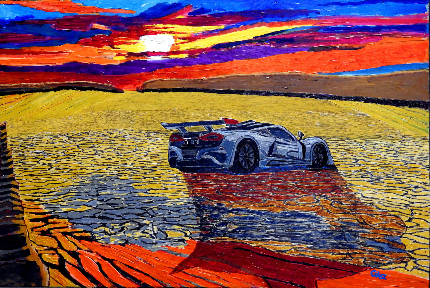 Stuntin by Avadka Colez (2025) : Painting Acrylic on Wood - Singulart