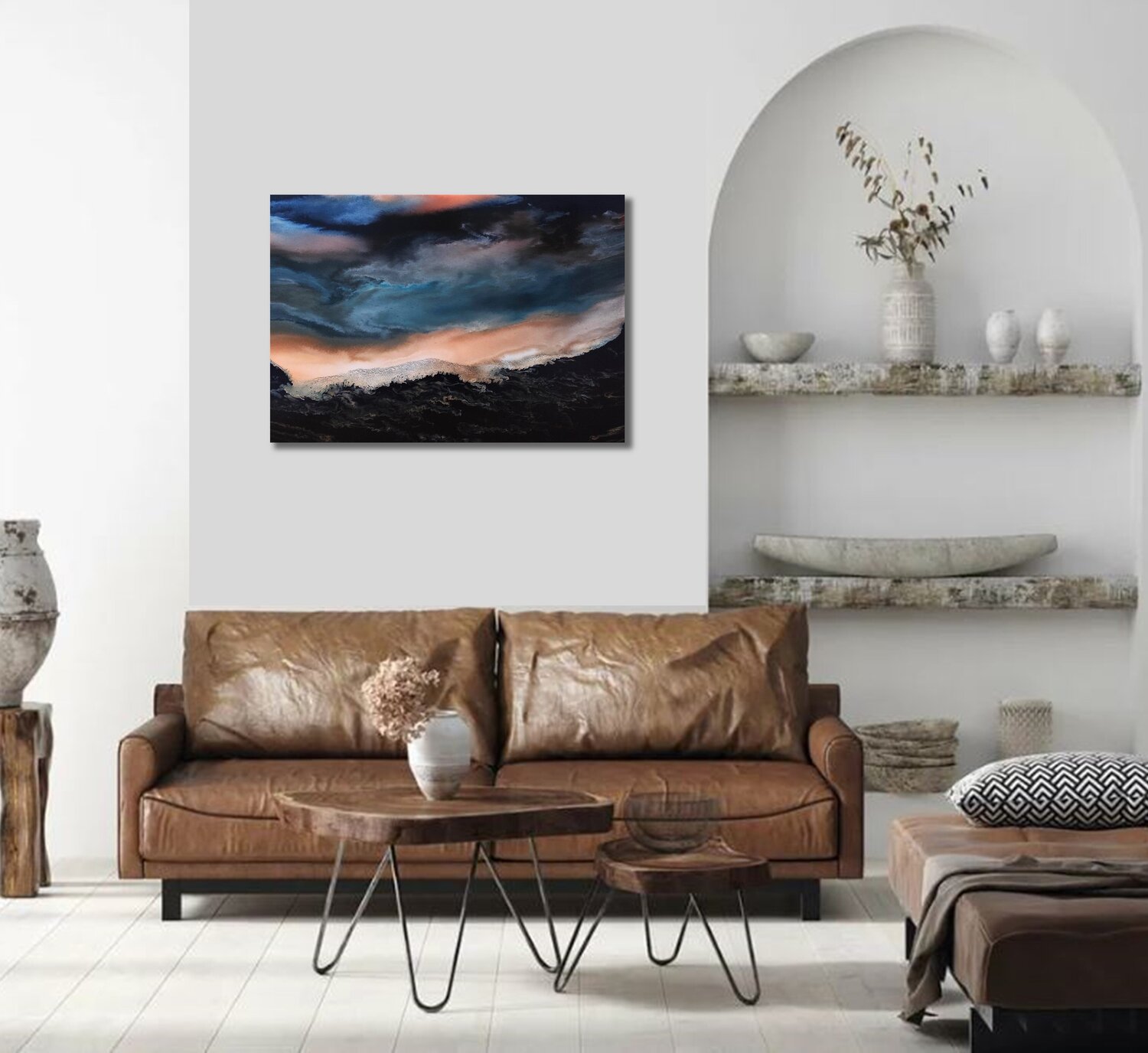 Border of light and darkness by Felix Günther (2026) : Painting Acrylic ...