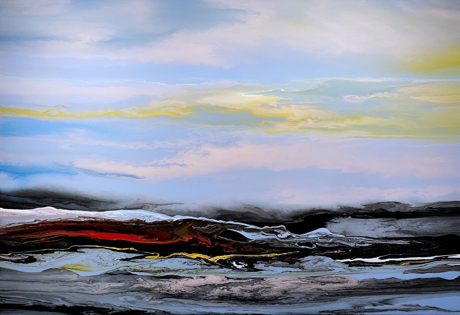 Silent morning light by Felix Günther (2026) : Painting Acrylic on ...