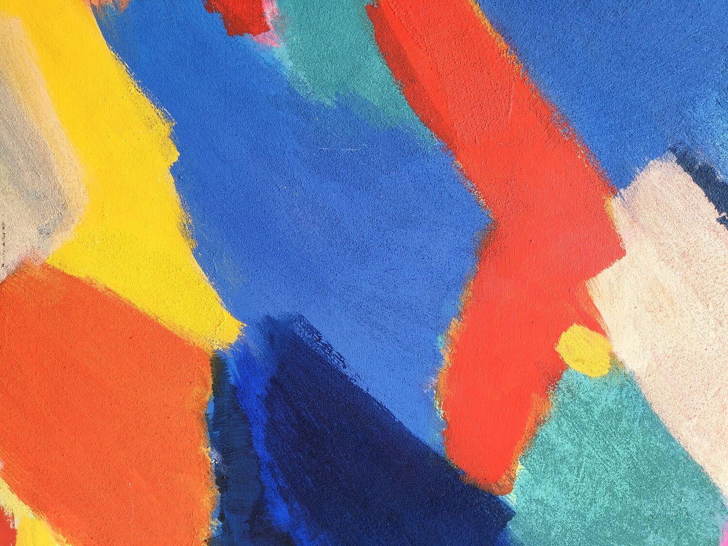 Polychromo 16 von Tanja Hoffmann (2020): Malerei Acryl, Sand auf ...