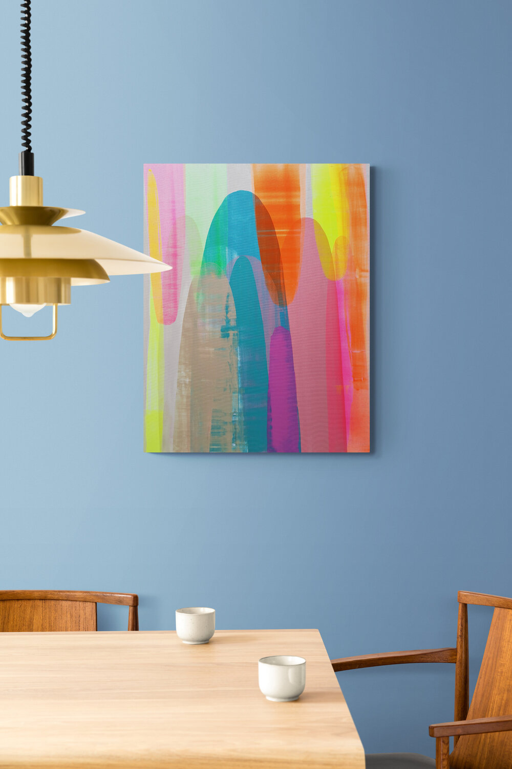 Zenpolychromo 3 von Tanja Hoffmann (2023): Malerei Acryl auf Leinwand ...