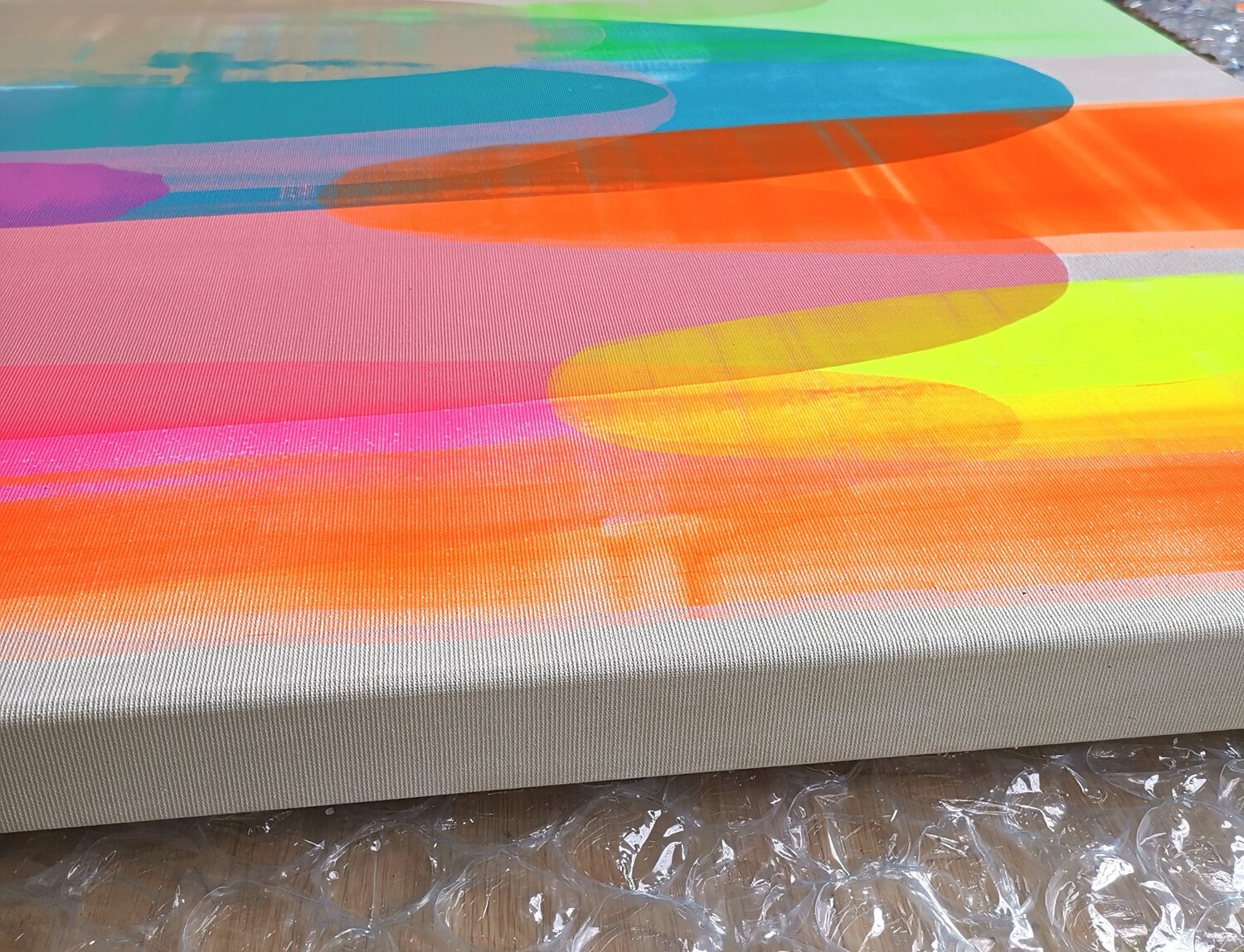 Zenpolychromo 3 von Tanja Hoffmann (2023): Malerei Acryl auf Leinwand ...