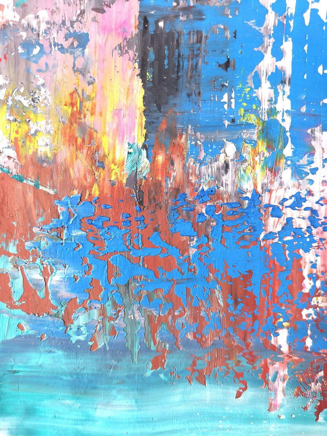 16/24 von Tanja Hoffmann (2024): Malerei Öl auf Papier - Singulart