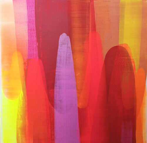 Polychromo 12 von Tanja Hoffmann (2022): Malerei Acryl auf Leinwand ...