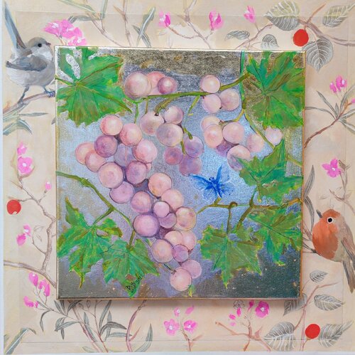 September Draped in chinoiserie by Andrea Bassi (2025) : Painting ...