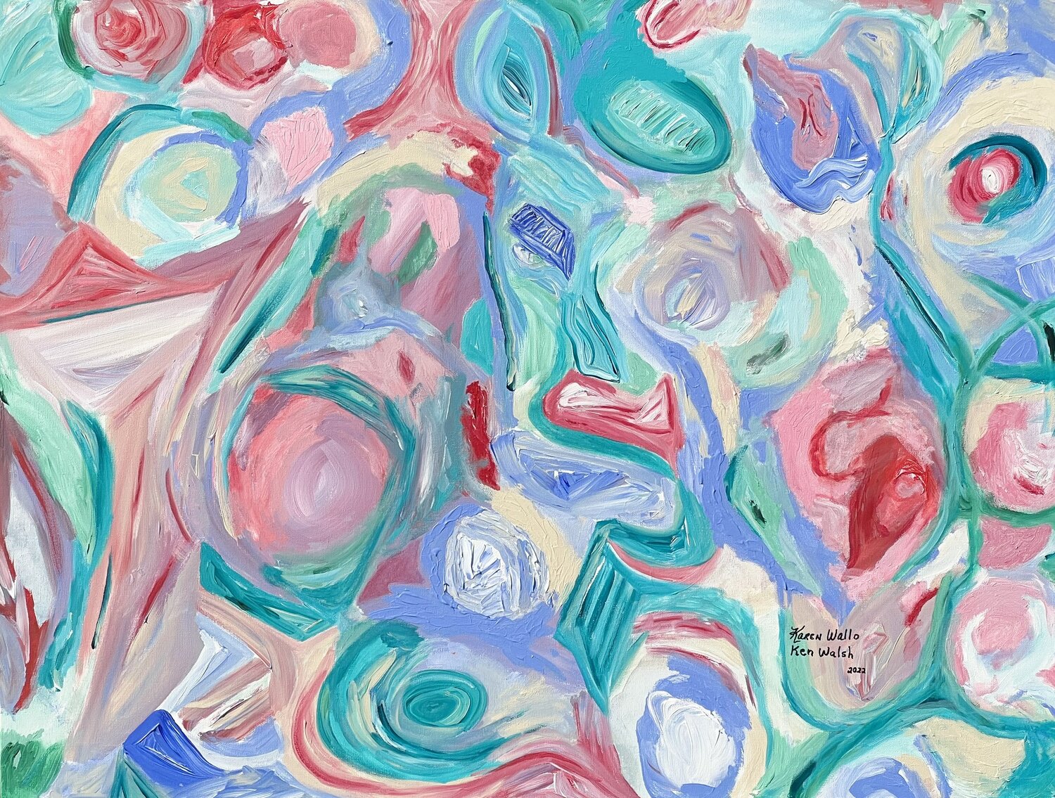 Absolution by Karen Wallo (2022) : Painting Acrylic on Canvas - Singulart