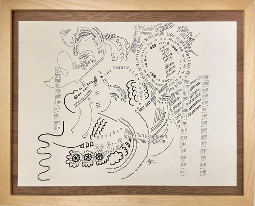 Untitled 2025 by Ray Watanabe (2025) : Drawing Pen on Paper - Singulart