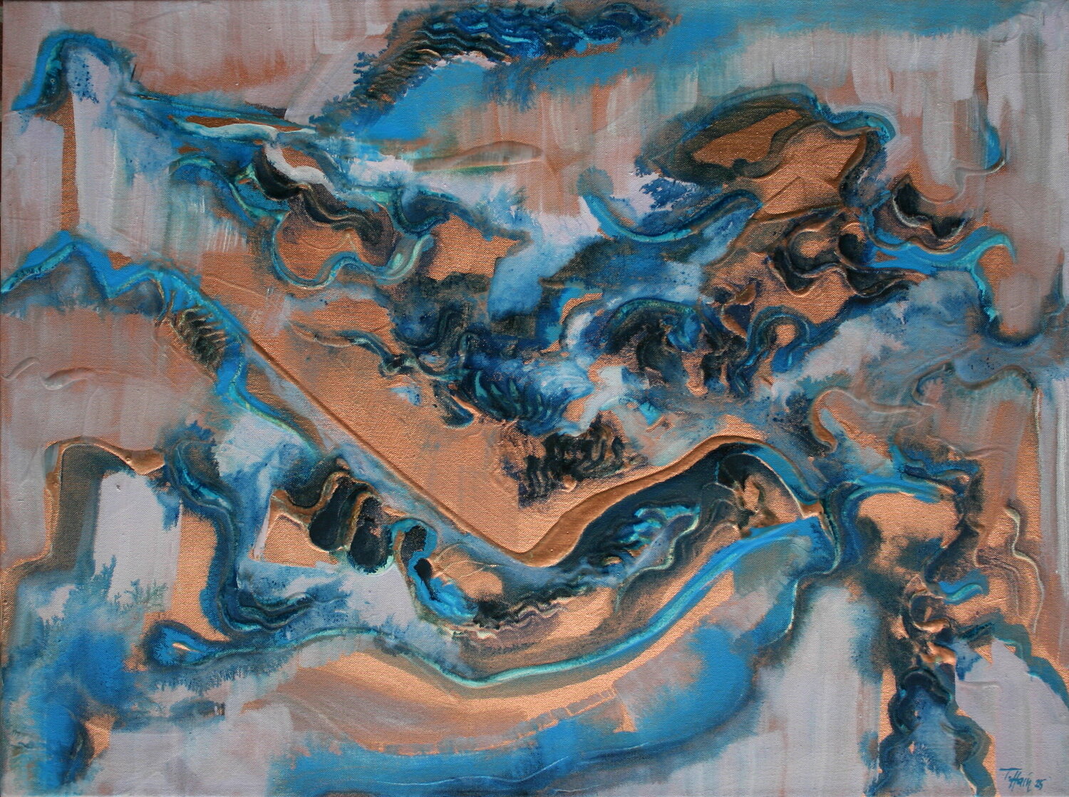 Lazy Devil de Thomas Hain (2025): Pintura Óleo, Pigmento en Lienzo ...